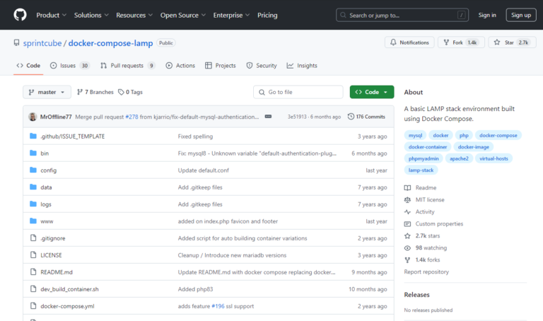 LAMP в Docker - DockerHosting.ru