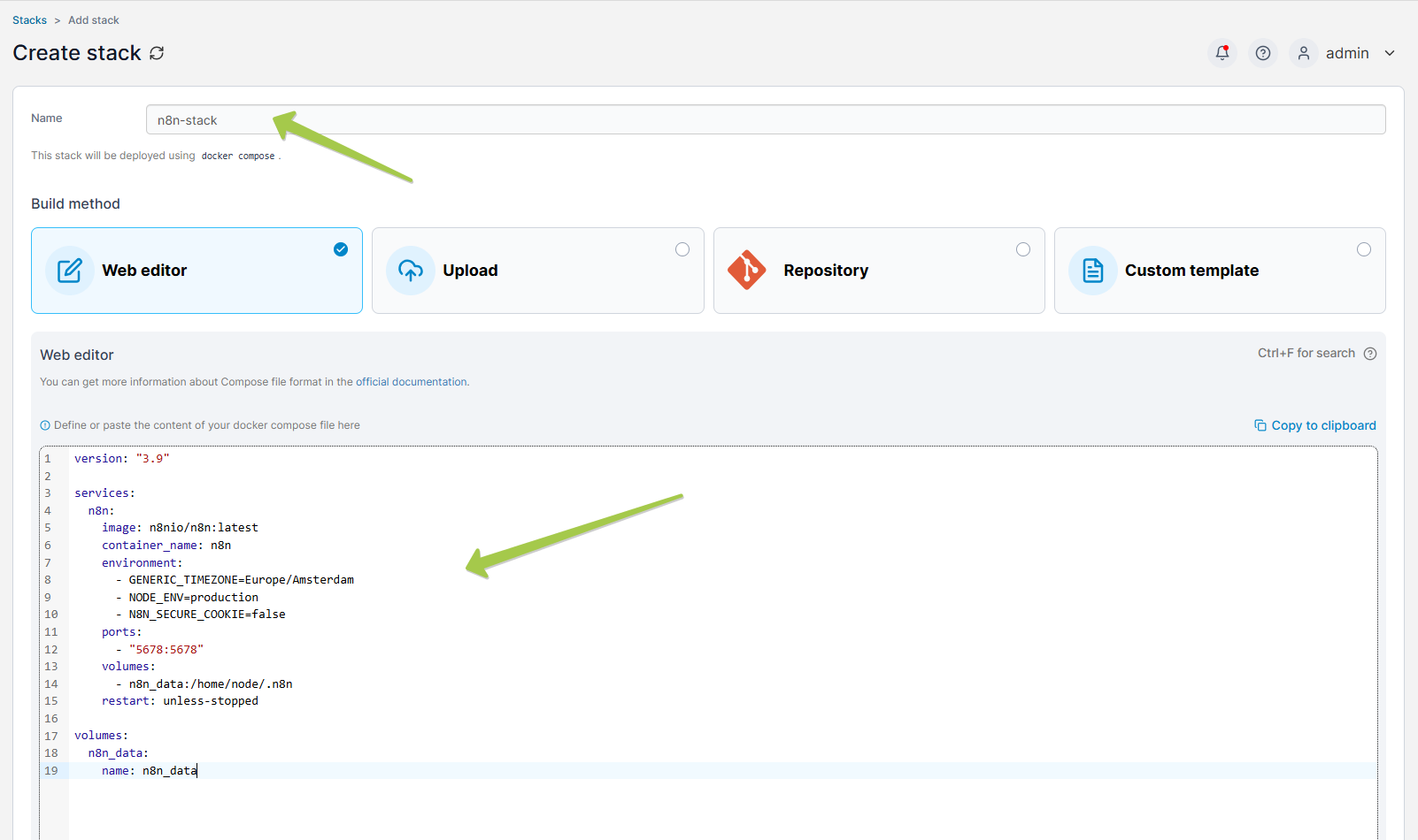 n8n в Docker - DockerHosting.ru